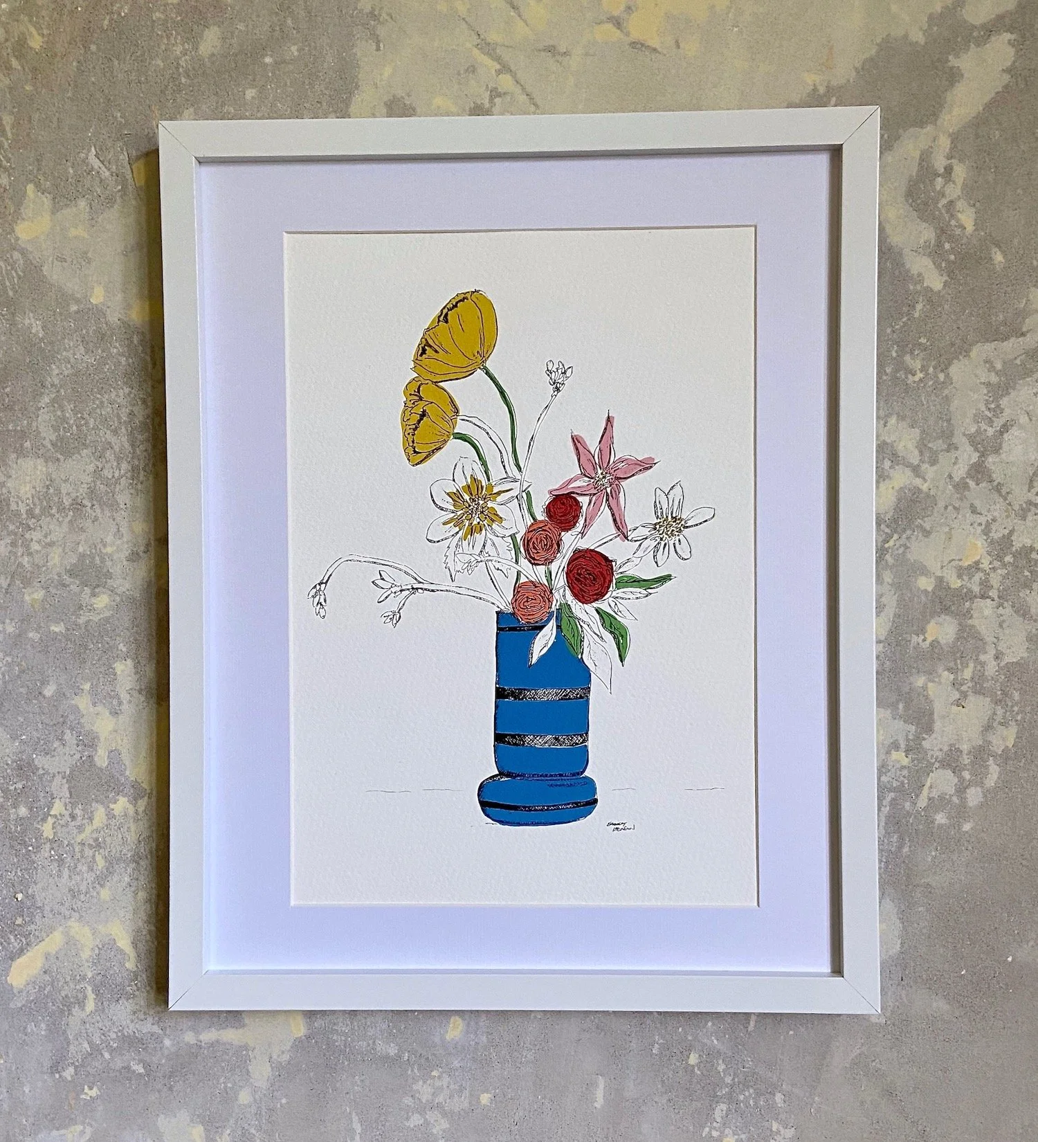 Art prints of original floral illustrations by designer Emily Henson of ...
