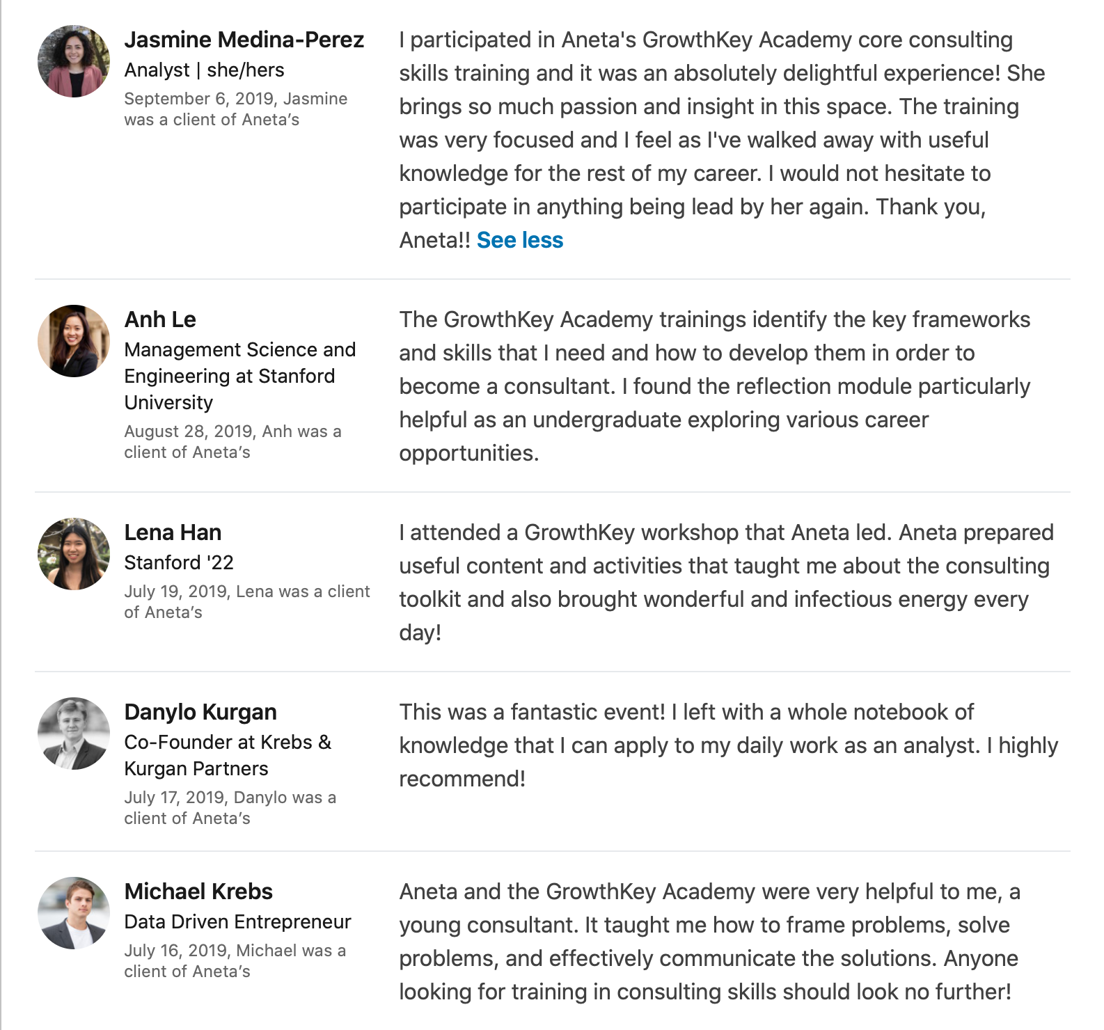 GrowthKey — New Hires Testimonial Video & Comments — Aedea Partners LLC ...