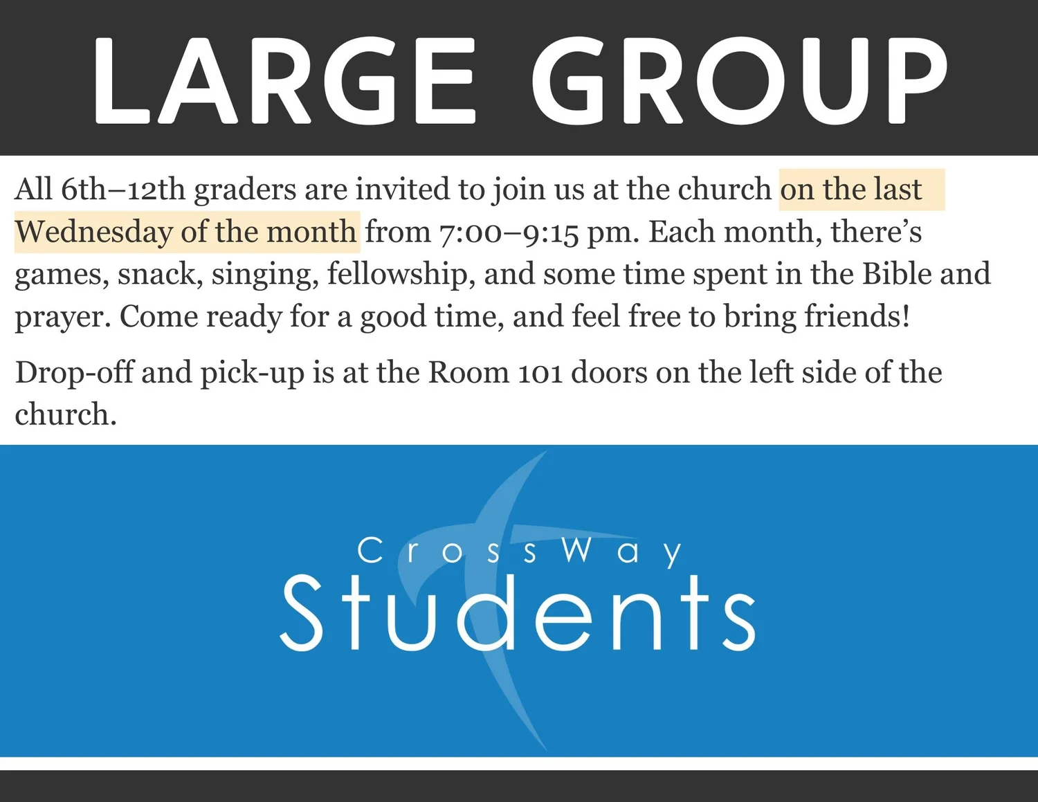 Students — CrossWay Fellowship