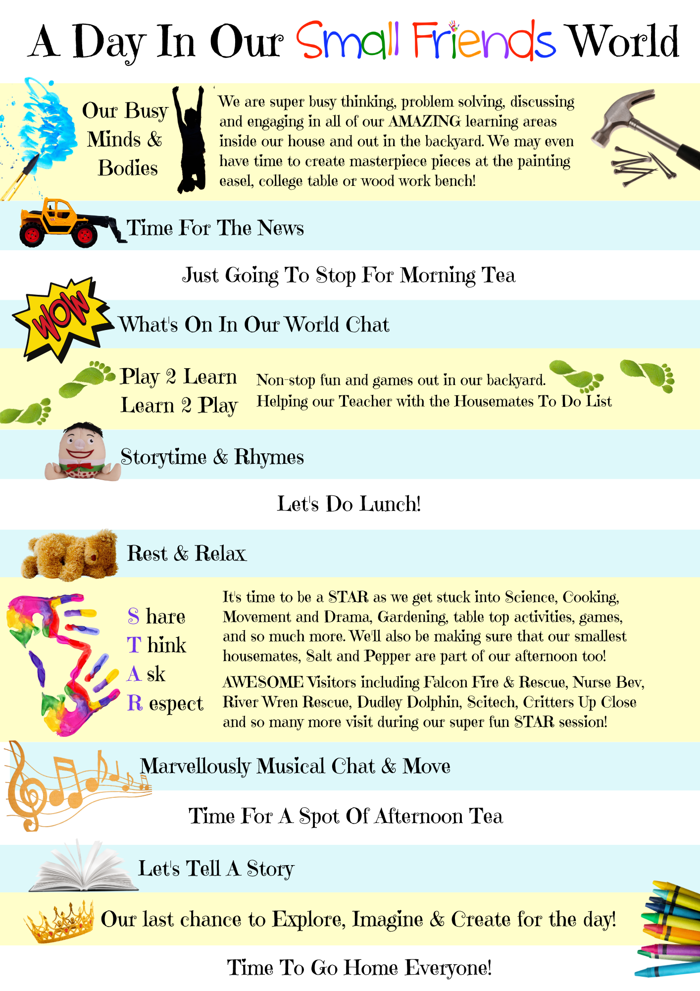 Welcome To Our Small Friends World > Child Care With A Difference