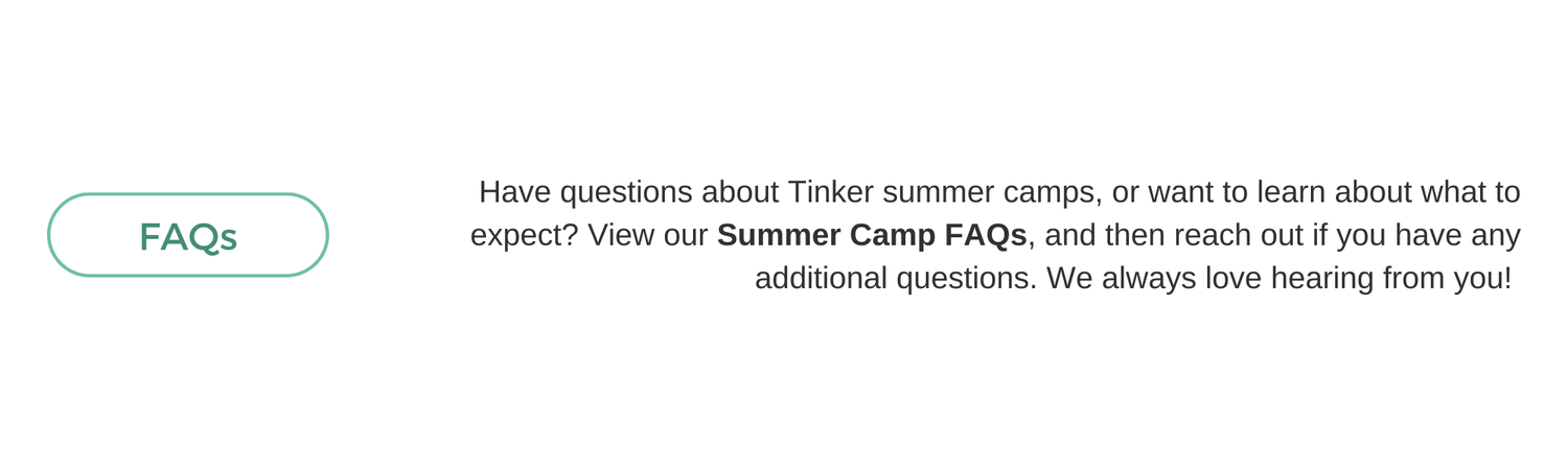 2025 Summer Camps — Tinker Art Studio | Classes, Parties, Community - Boulder, CO