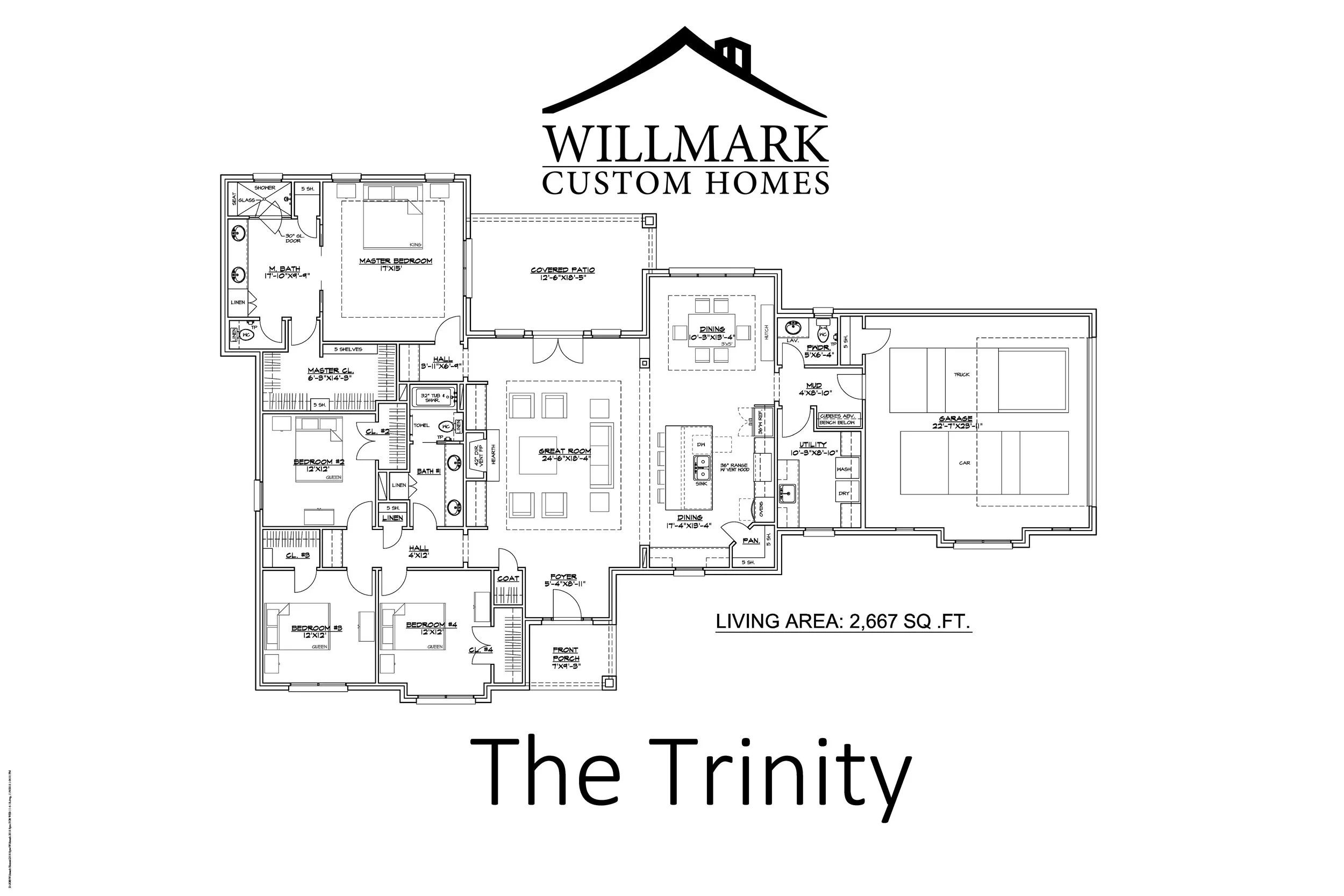 The Trinity - 2667 sq. ft. - Willmark Custom Homes - Willmark Custom Homes