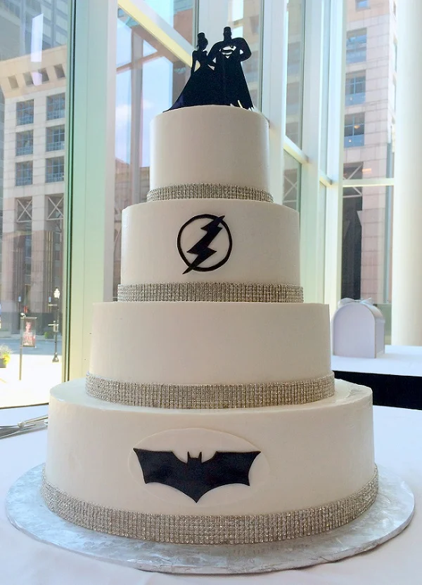 Superhero Wedding Cake