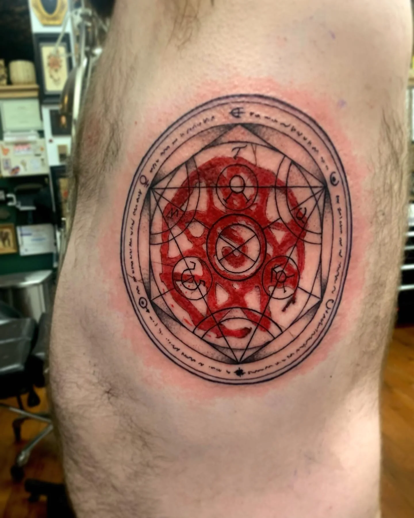 Fullmetal Alchemist Transmutation Circle Tattoo