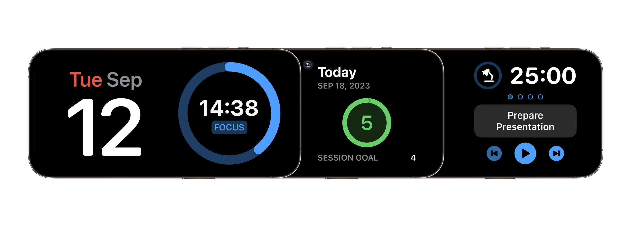 Best Focus App with StandBy Widgets in iOS 17 — Meaningful Things