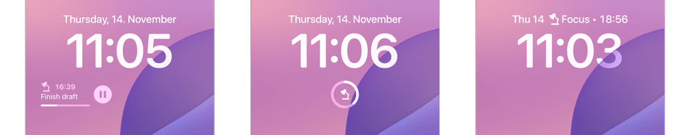 Pomodoro Timer Lock Screen — Meaningful Things