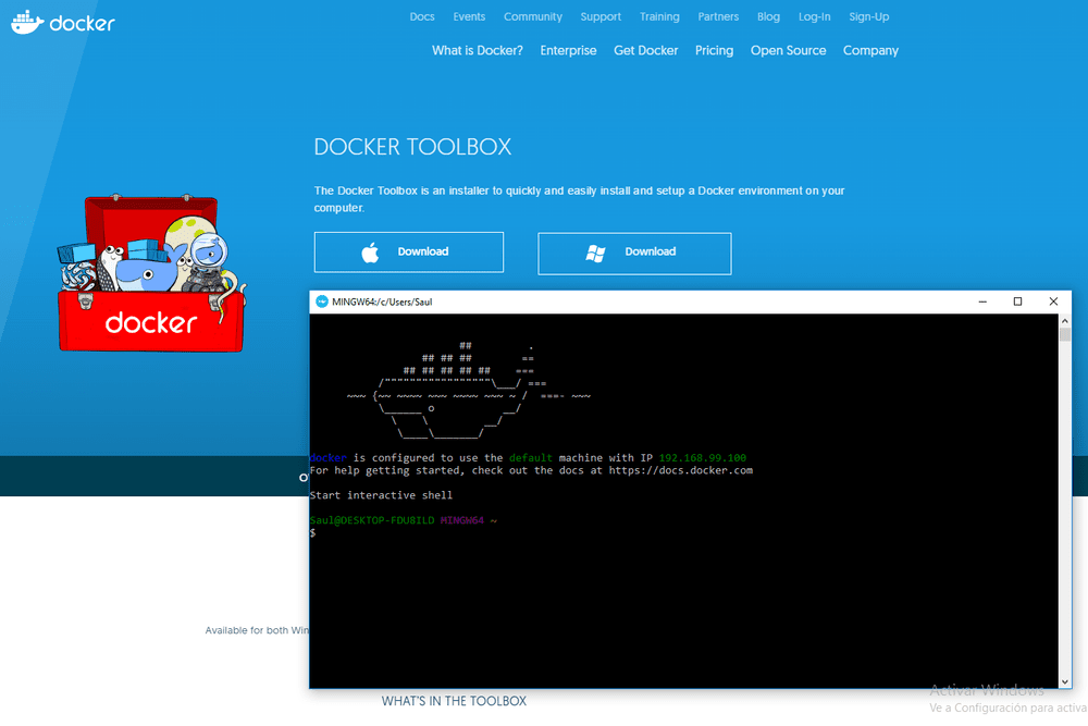 Tutorial de Instalación de Docker para Virtualización en Windows 10 ...