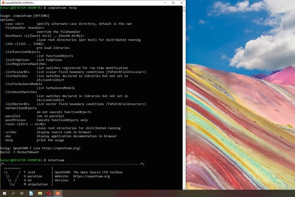 Tutorial para la instalación directa de OpenFOAM 7 en Windows 10 — gidahatari