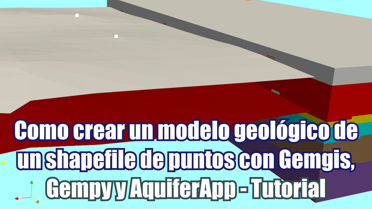 Como crear un modelo geológico de un shapefile de puntos con Gemgis ...