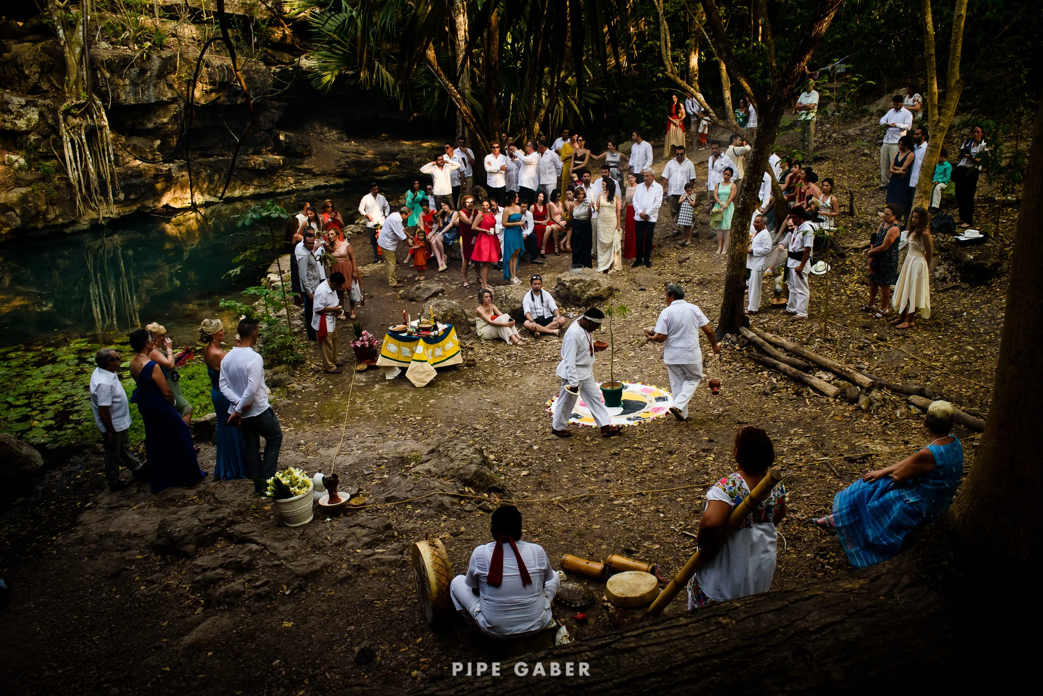Boda Maya | Cenote X´batún, Yucatán — Pipe Gaber Photography