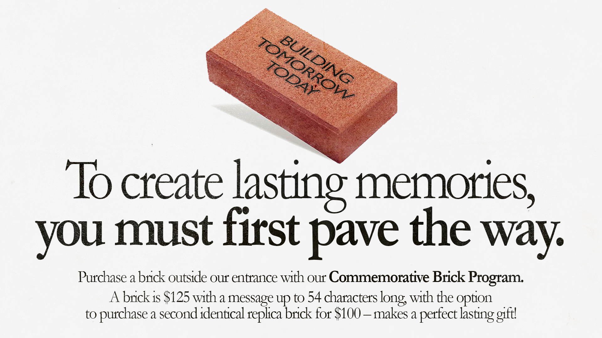 Commemorative Brick Program — Saratoga Automobile Museum