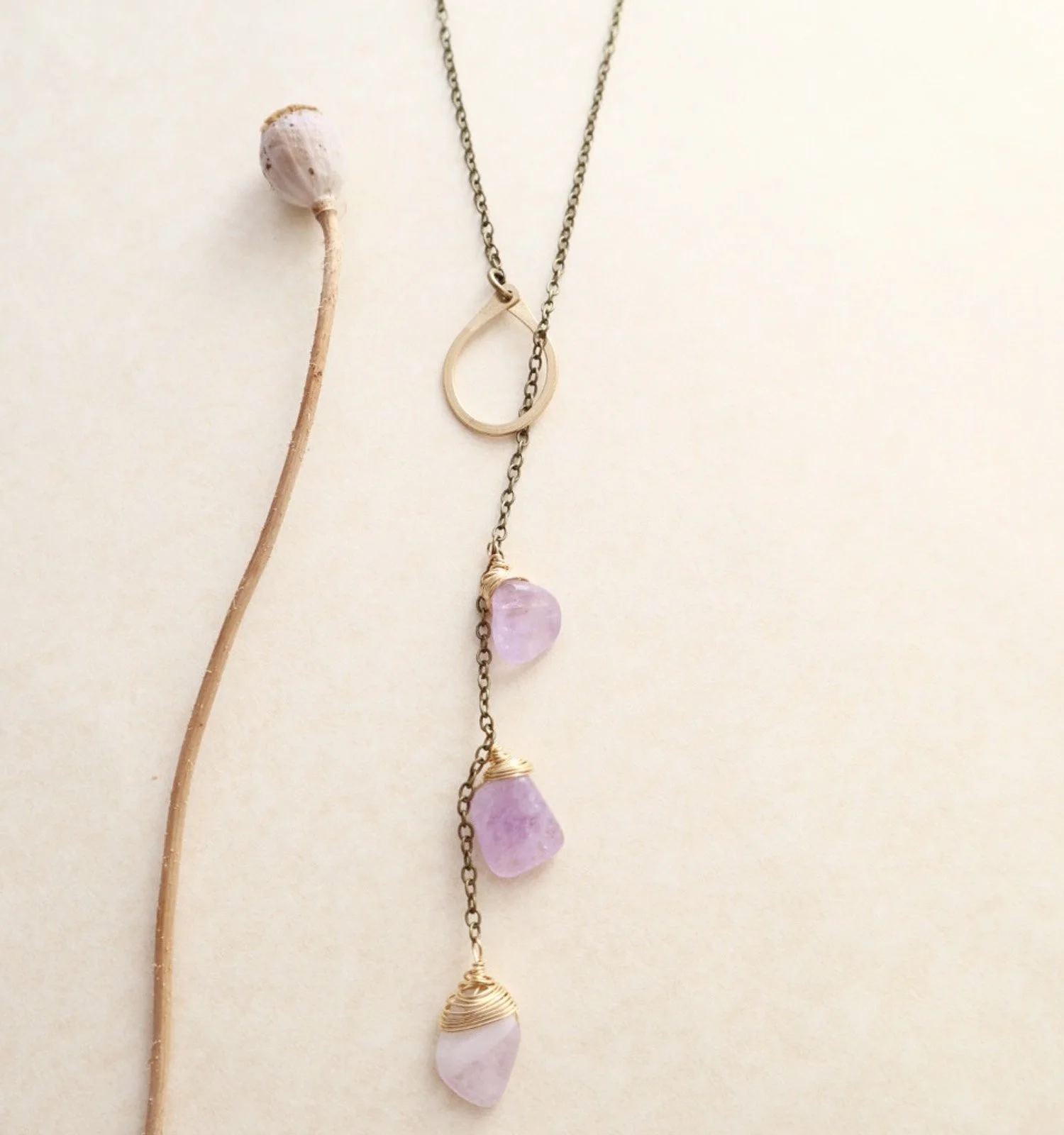 Sundrop Necklace - you choose your stone — Tangleweeds