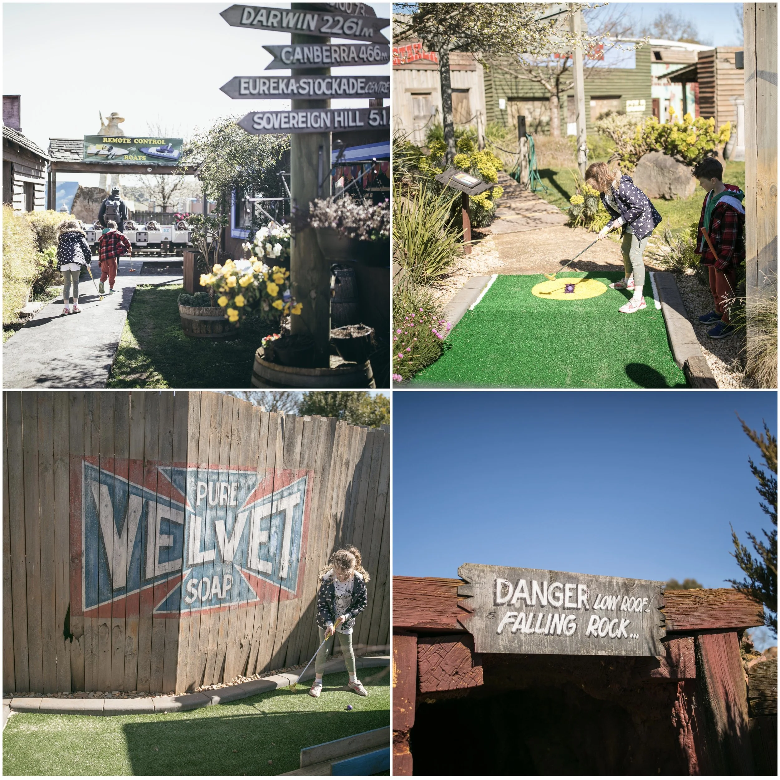 gold rush mini golf, ballarat