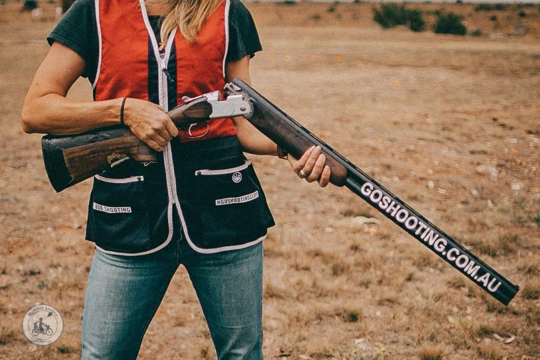 Go Shooting Clay Target Shooting - mamma knows west