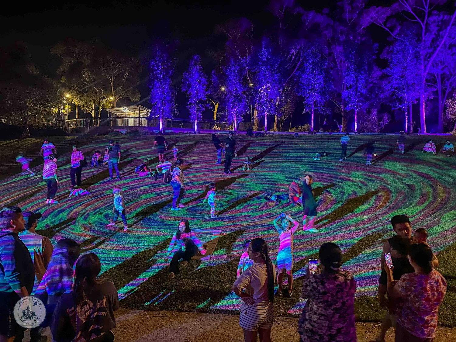 LIT Werribee Free Light Festival in Wyndham Park