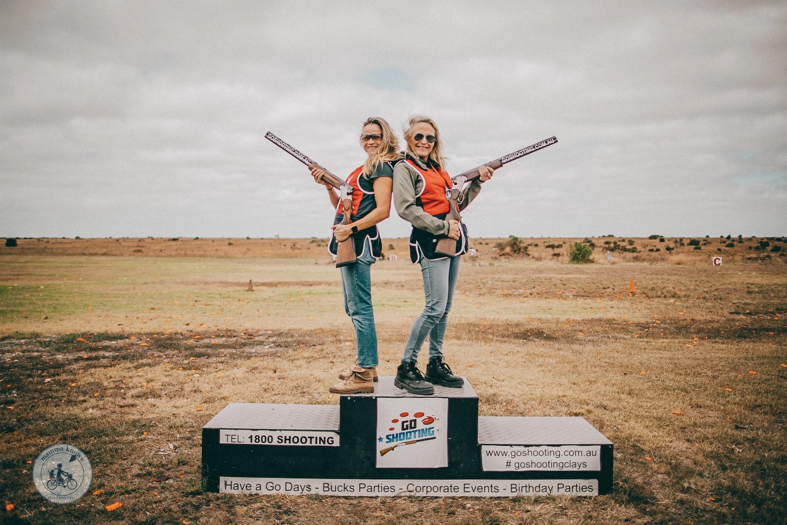 Go Shooting Clay Target Shooting - mamma knows west