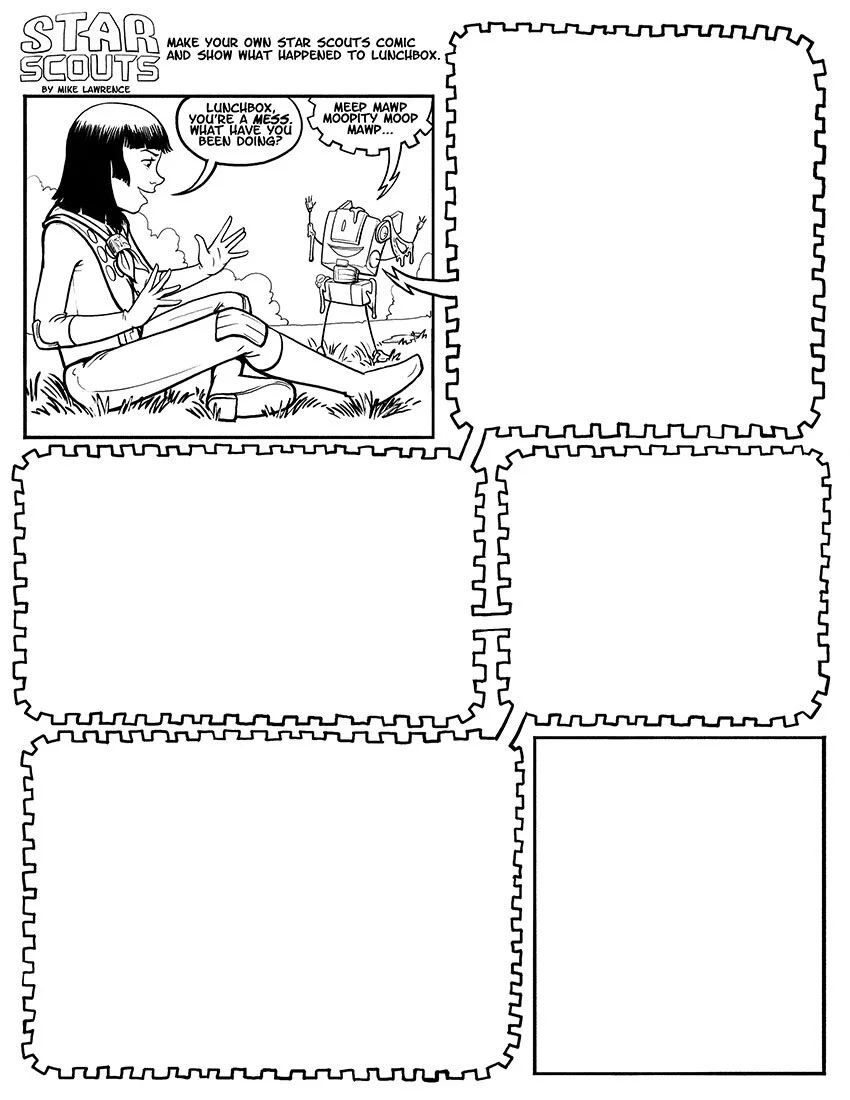 FREE Star Scouts Activity Sheets — Mike Lawrence Illustration