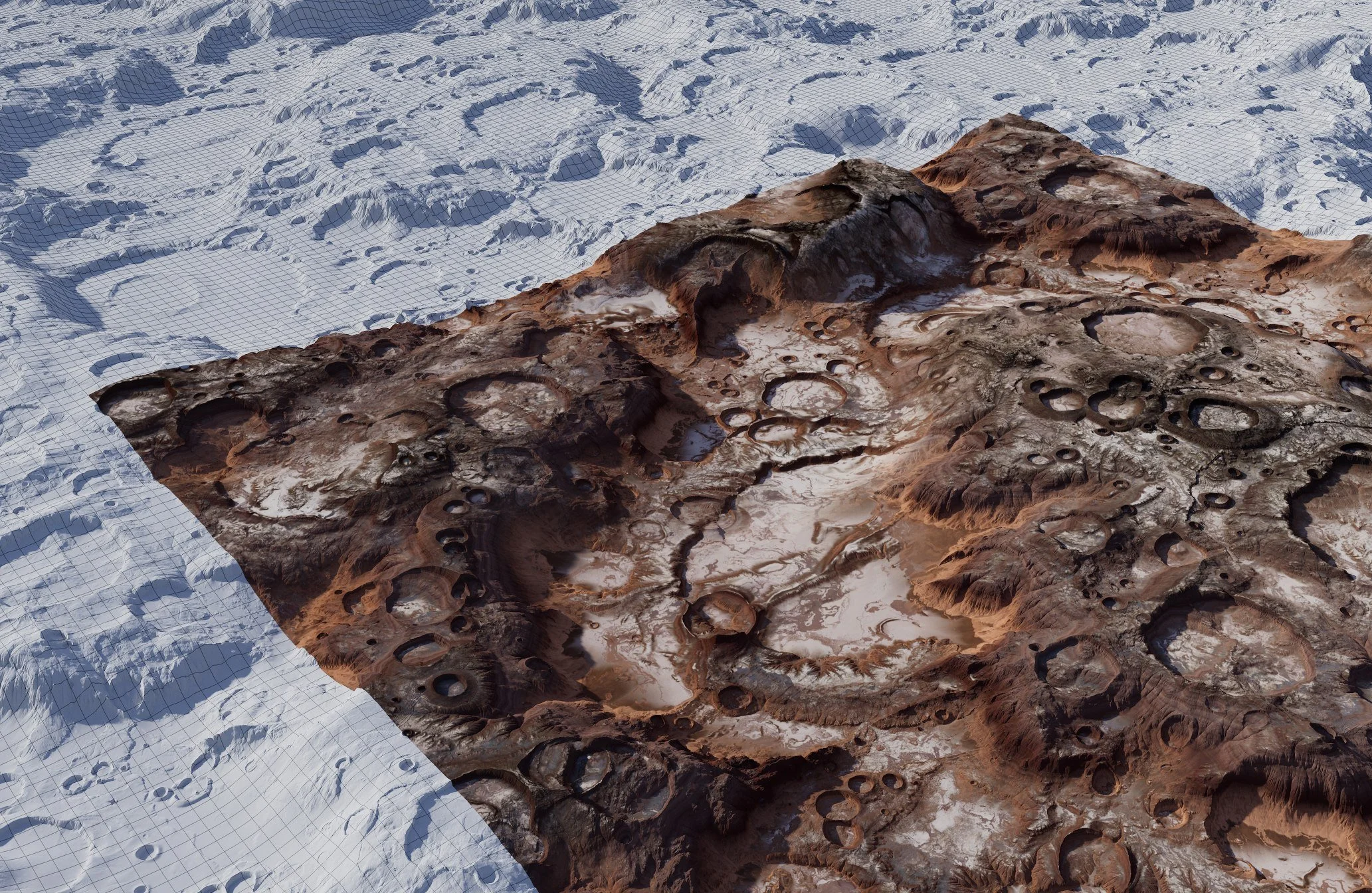 Cratered Terrains CG TERRAIN — SA Studios, Inc.