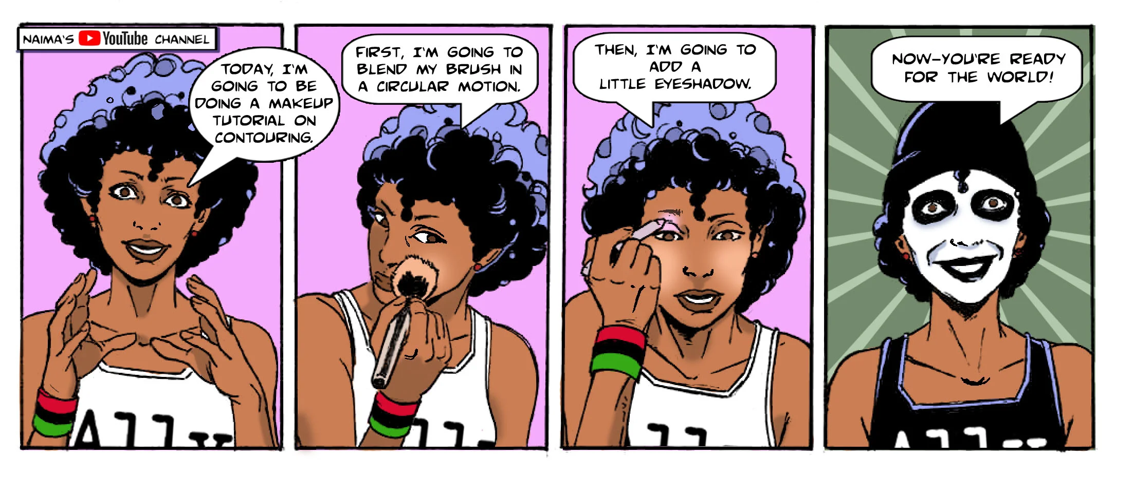 Comic Strip Makeup Tutorial | Saubhaya Makeup