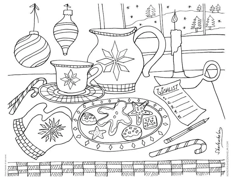 More Free Coloring Pages now available for download — Kendra Shedenhelm