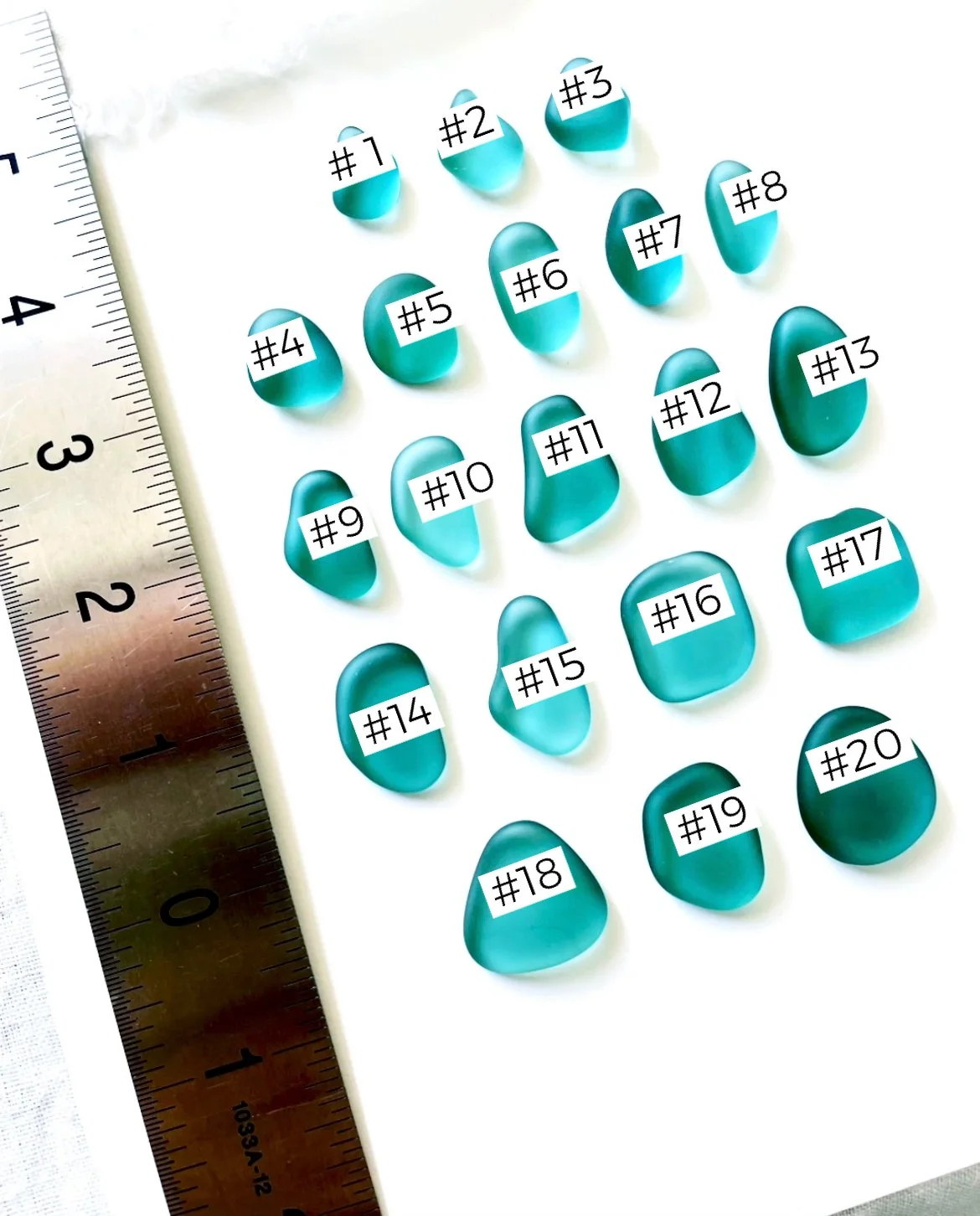 CHOOSE YOUR SEA GLASS (TEALS) — SEA AND GLASS