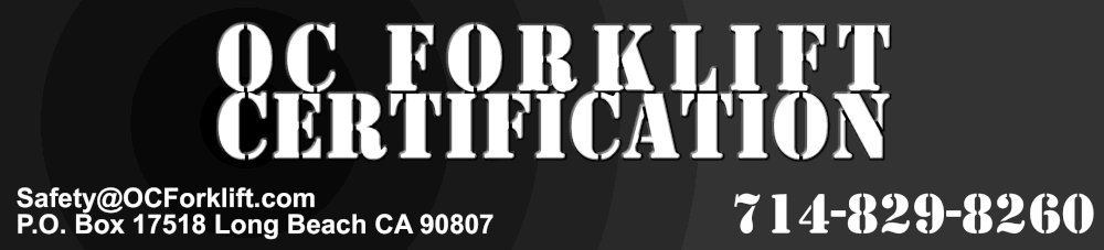 Pending Schedule | Schedule Your Training Today — OC Forklift Certification
