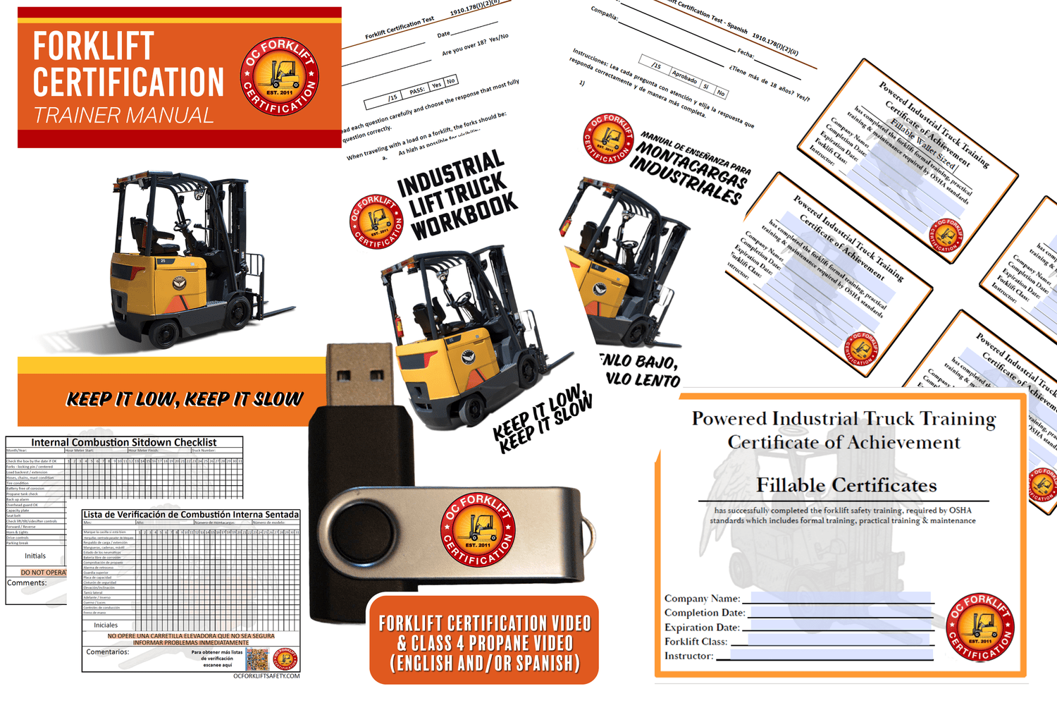 Forklift Training in English and Spanish — OC Forklift Certification