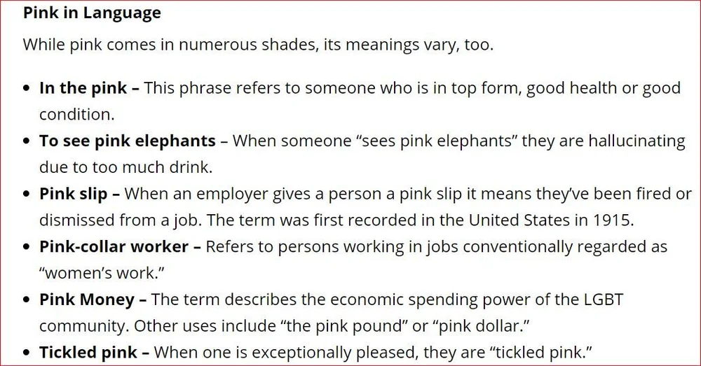 Poetry Challenge #197-In The Pink? — • KELLY BENNETT