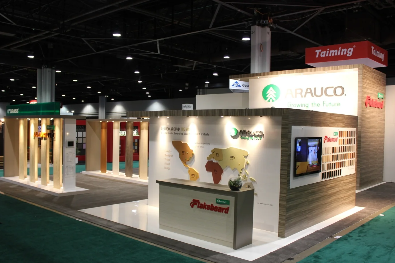 The International Woodworking Fair: Arauco - Flakeboard — Exhibit ...