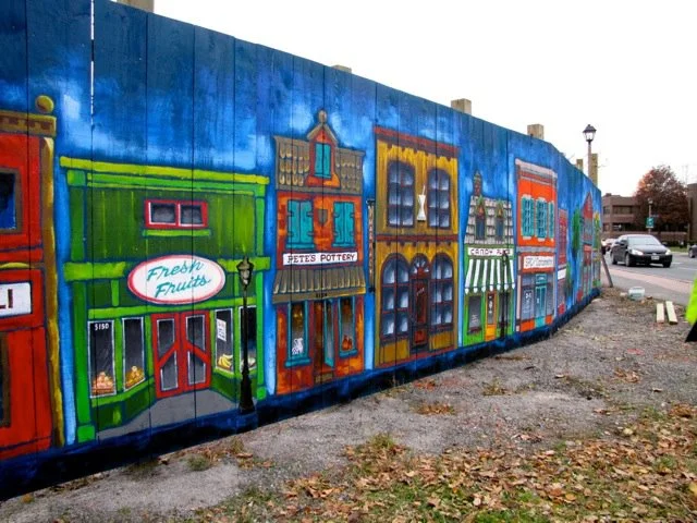 Artists Create Beautiful Mural Around Construction Site — Sign It Signs ...
