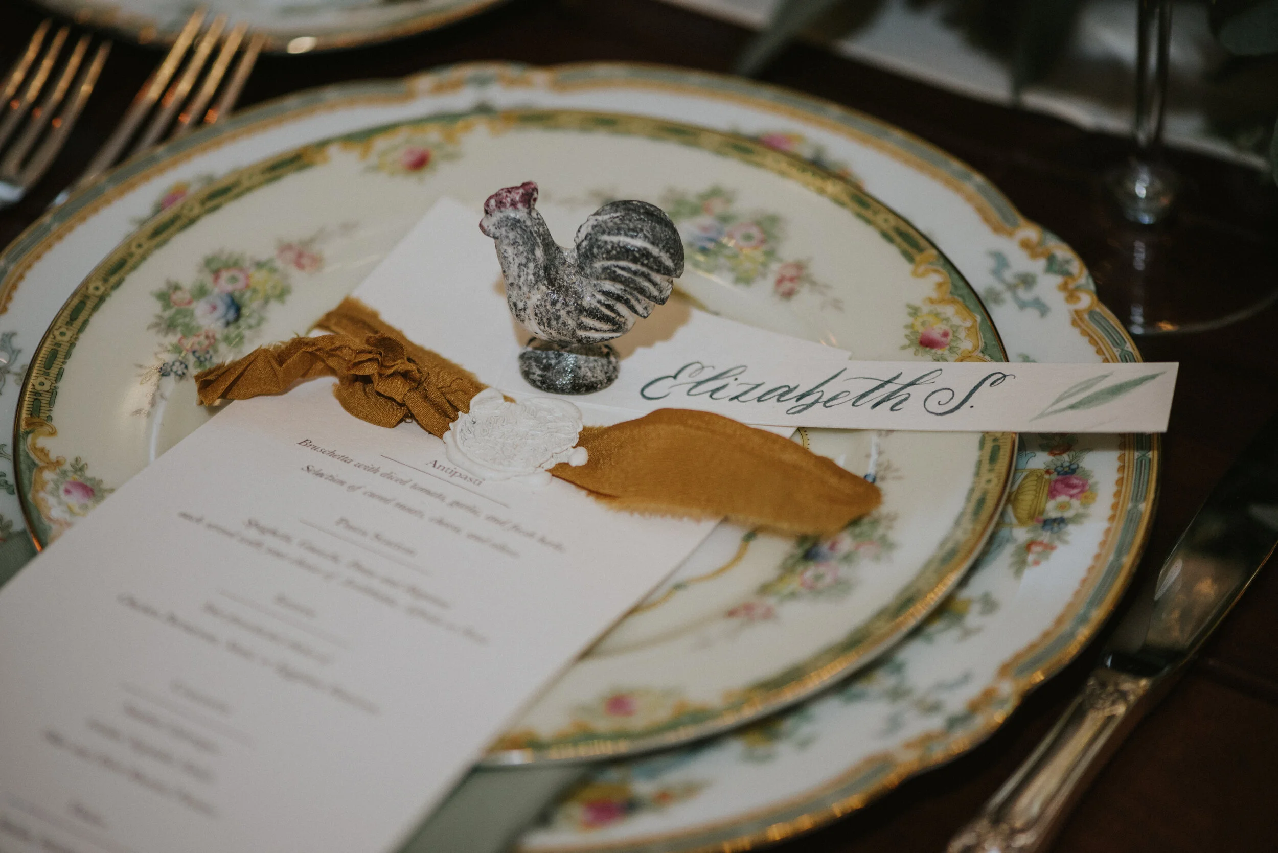 Wise Wedding: Menus — Linalulu Paperie