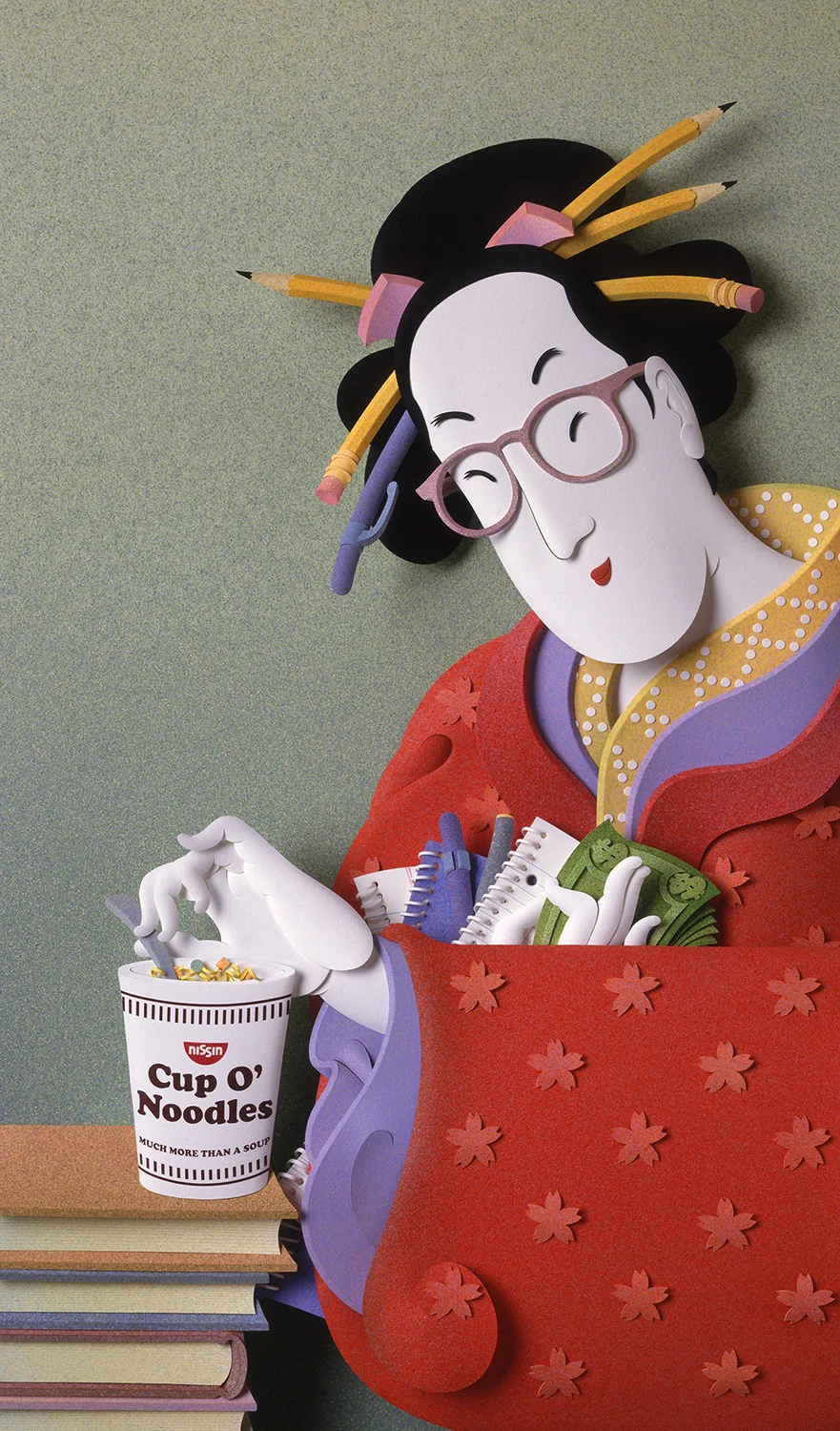 Advertising — Jeff Nishinaka Paper Sculpture