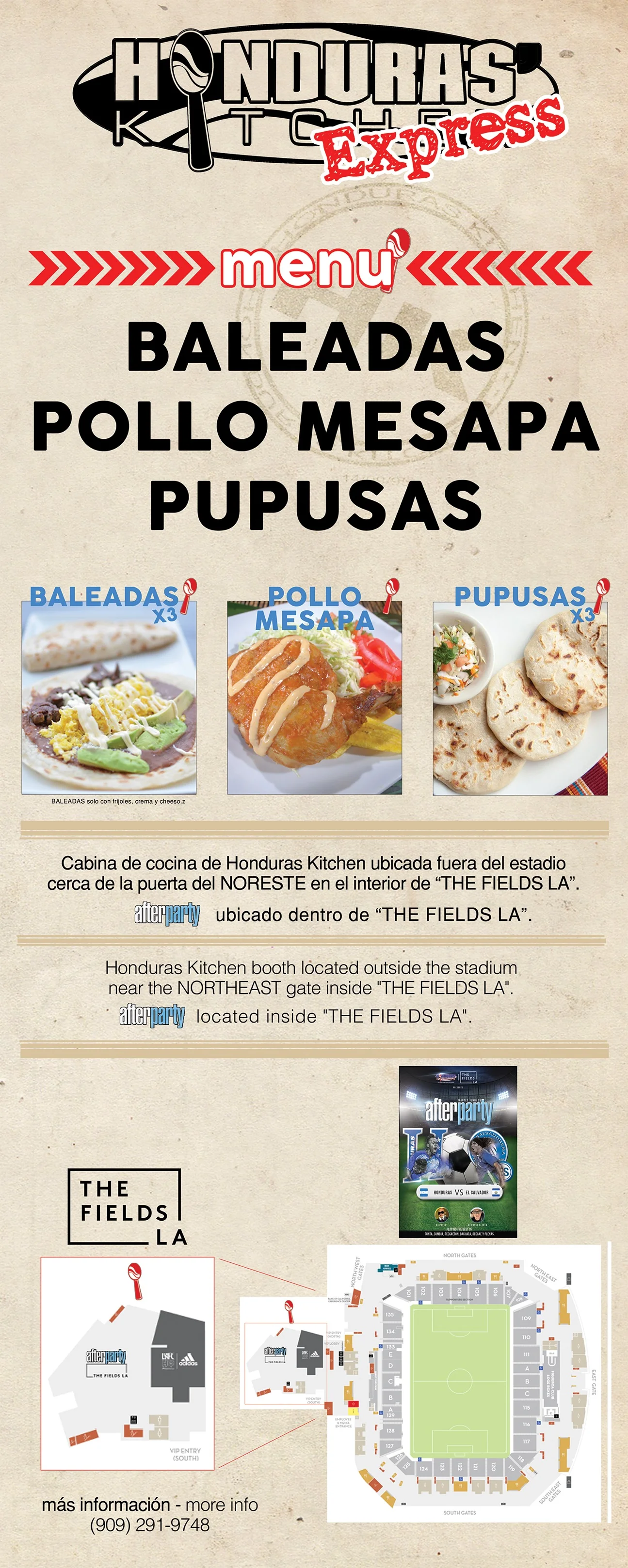 Honduras vs El Salvador — Honduras Kitchen