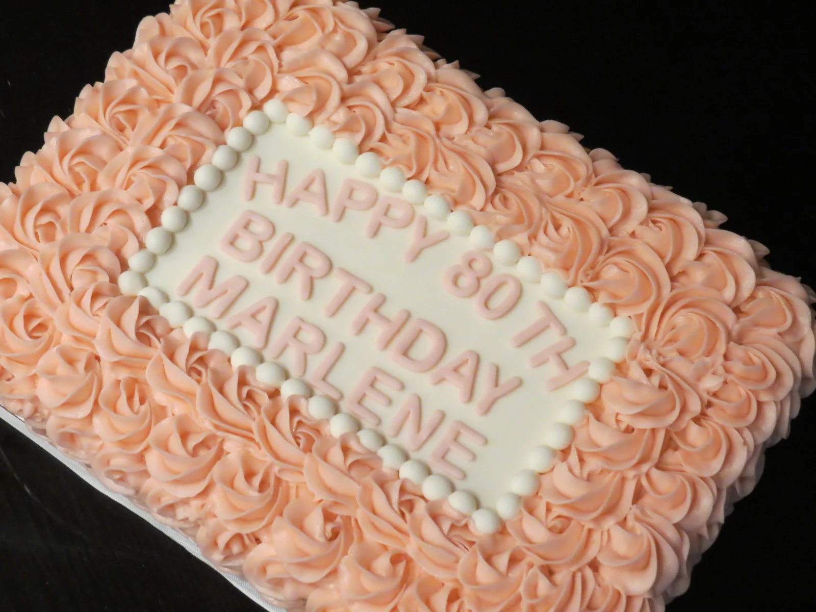 50th Birthday Sheet Cake