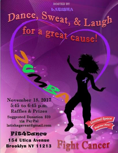 Zumba Fundraiser Flyers