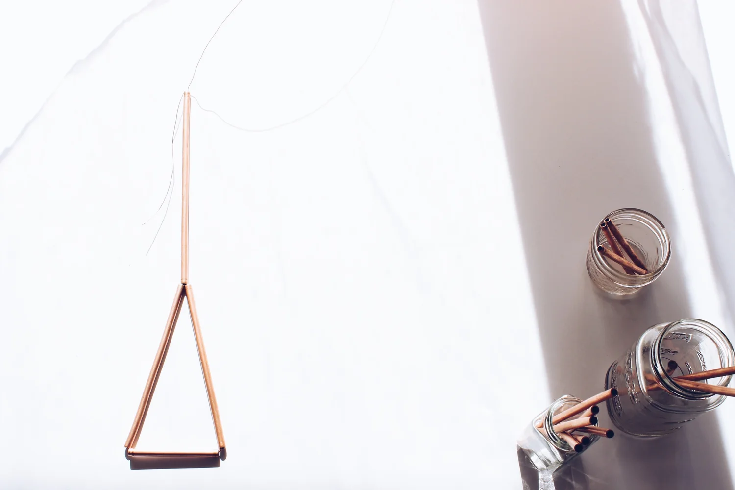 DIY Copper Himmeli Hanging Planter + Mrs. Meyer's Giveaway — Hello ...
