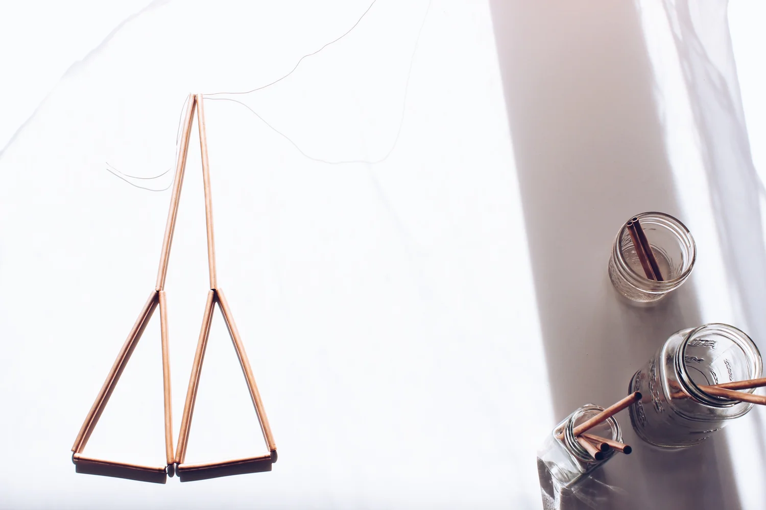 DIY Copper Himmeli Hanging Planter + Mrs. Meyer's Giveaway — Hello ...