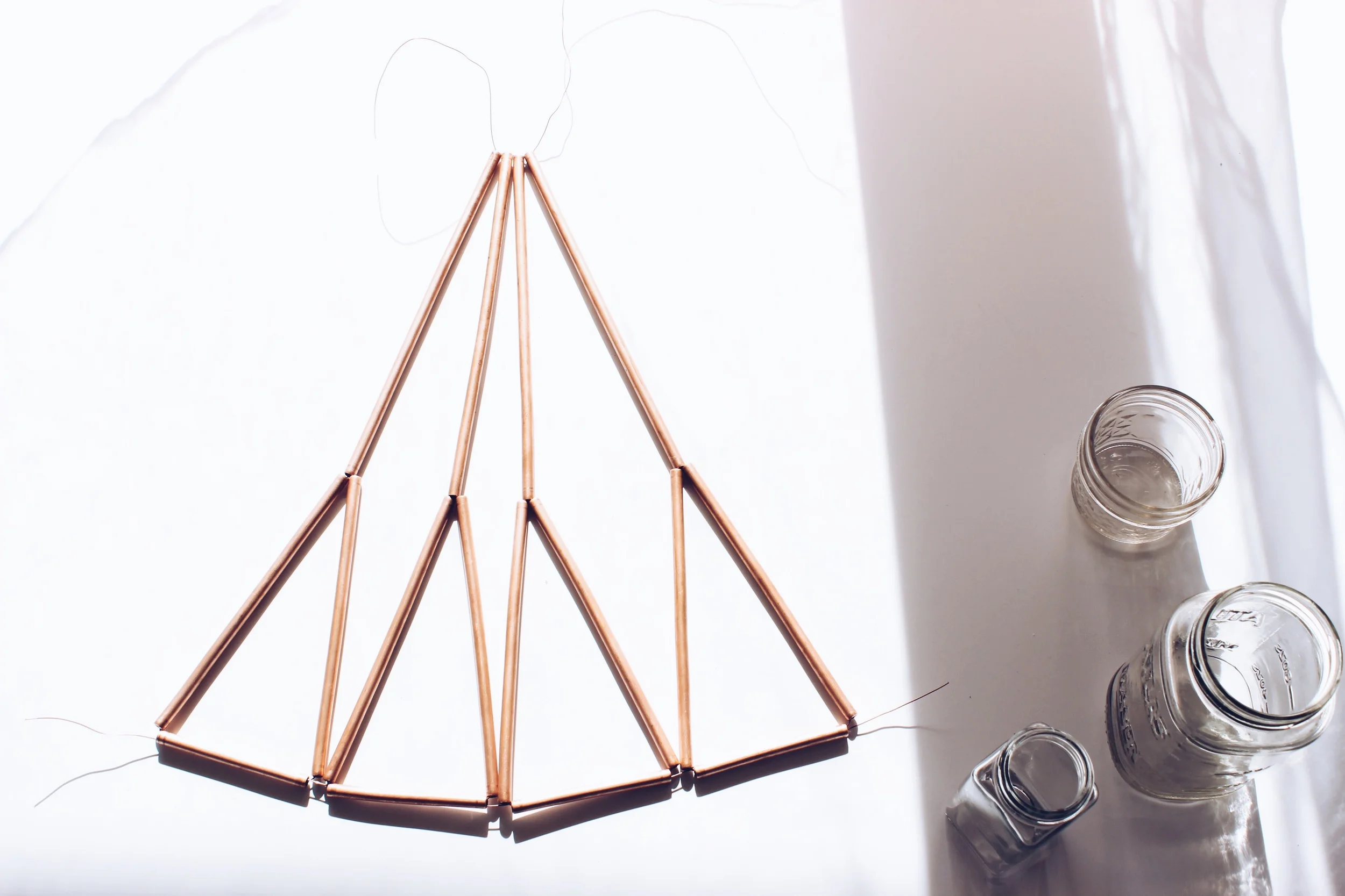 DIY Copper Himmeli Hanging Planter + Mrs. Meyer's Giveaway — Hello ...