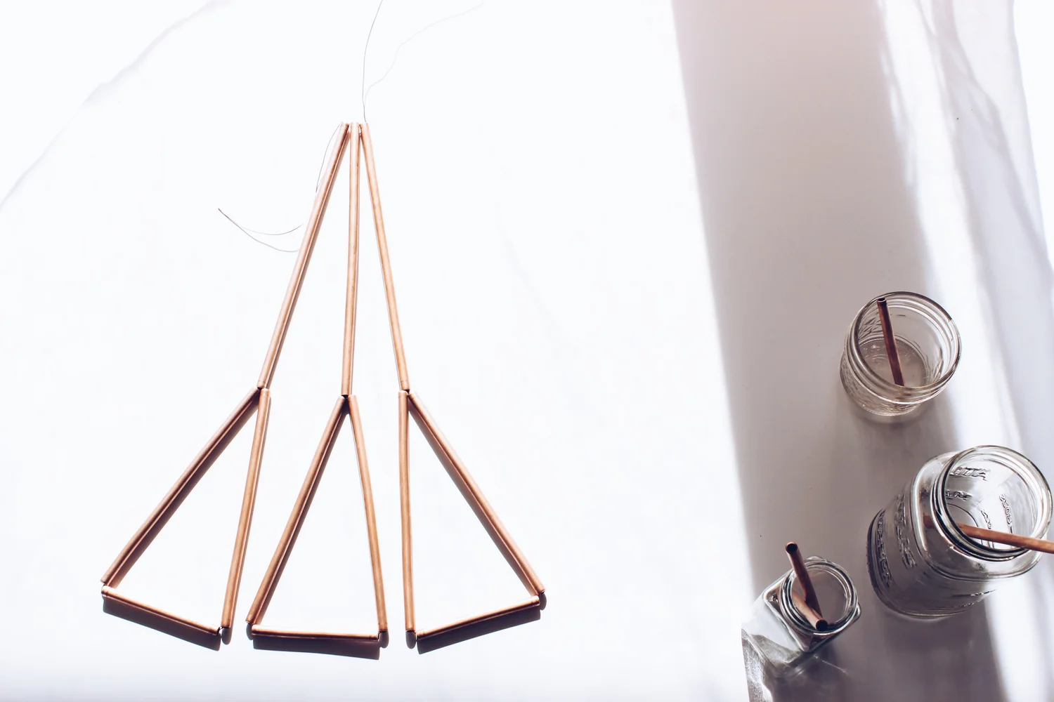 DIY Copper Himmeli Hanging Planter + Mrs. Meyer's Giveaway — Hello ...