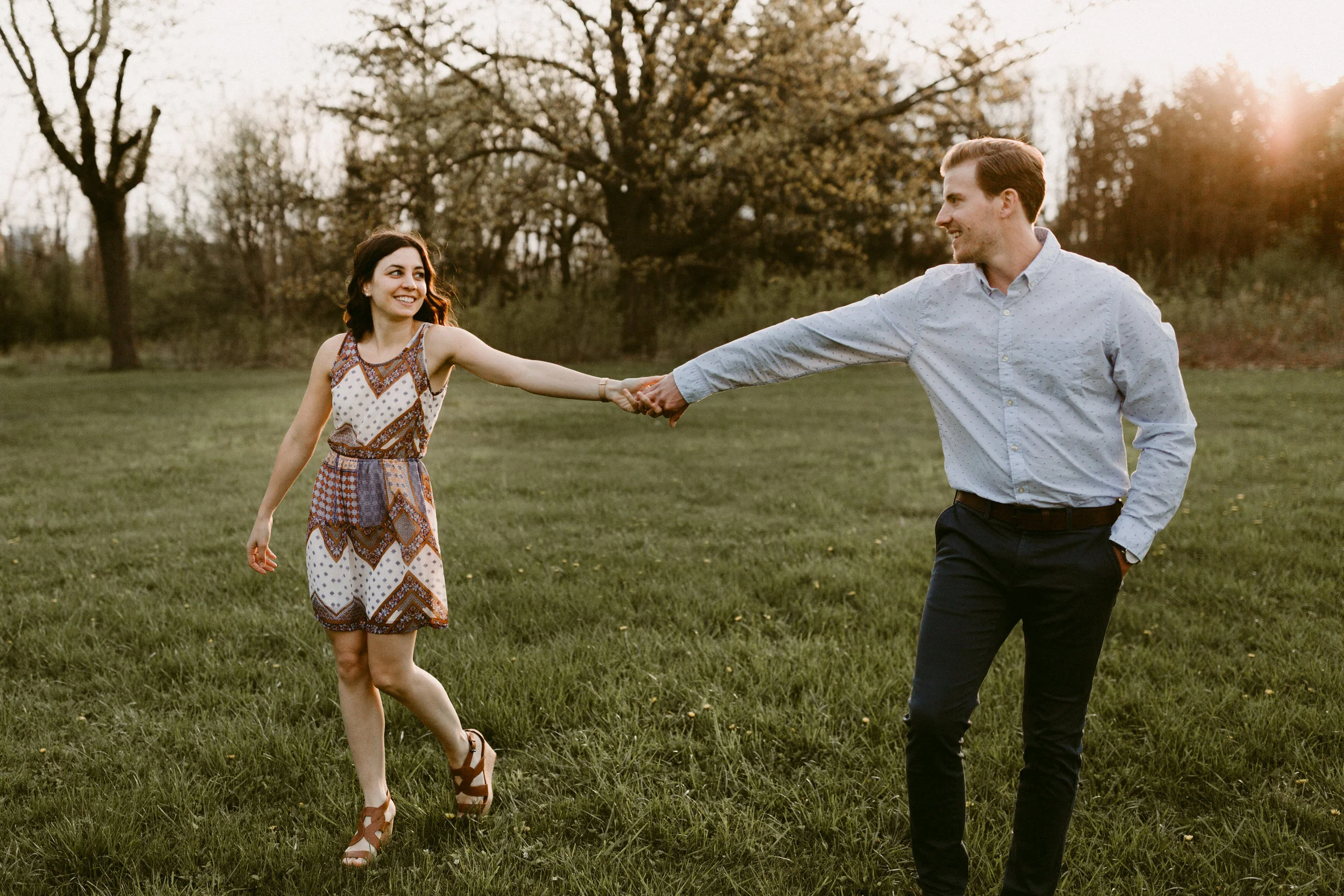 Starry-night Engagement Session // D&J — Northern Wildflower