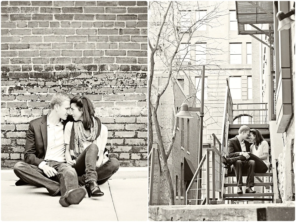 Downtown Kansas City Engagement Session | Elizabeth & Dane