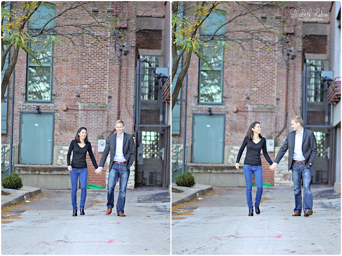 Downtown Kansas City Engagement Session | Elizabeth & Dane