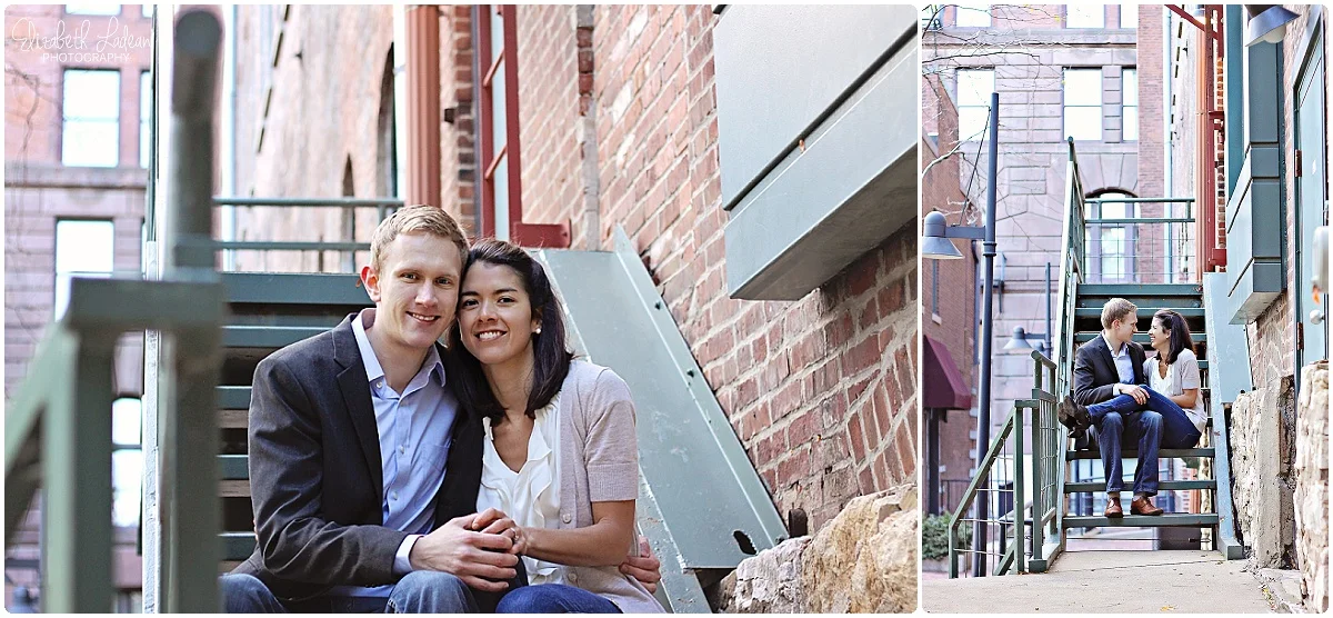 Downtown Kansas City Engagement Session | Elizabeth & Dane