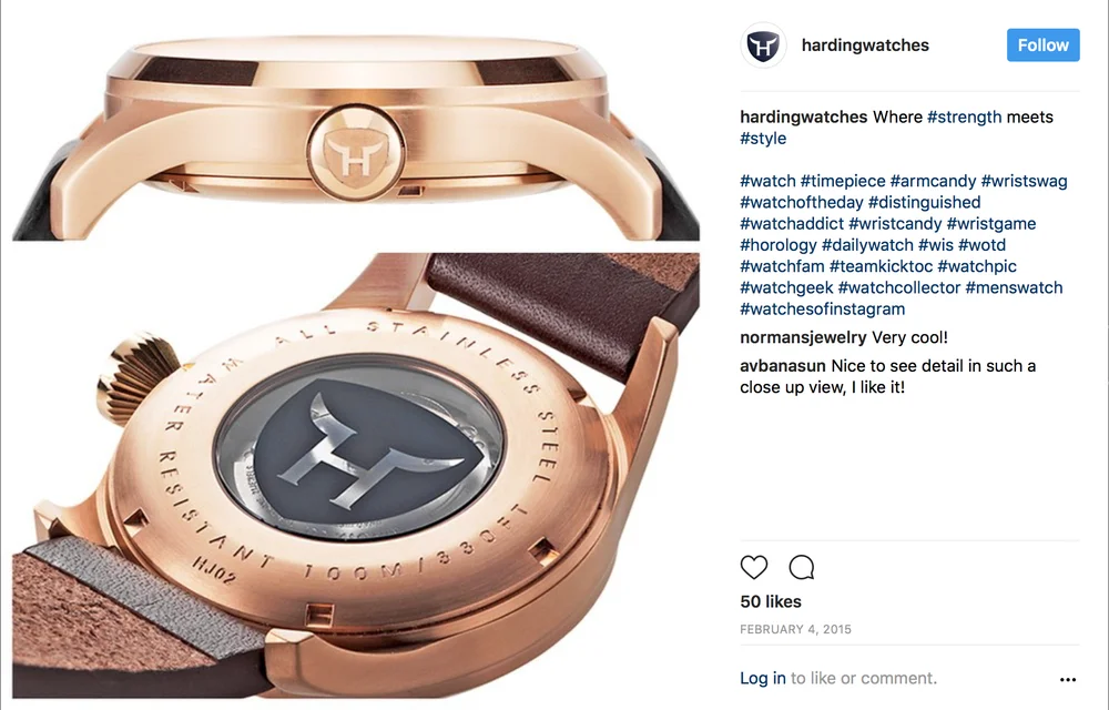Harding Watches — Good Work Advertising | good work for good people