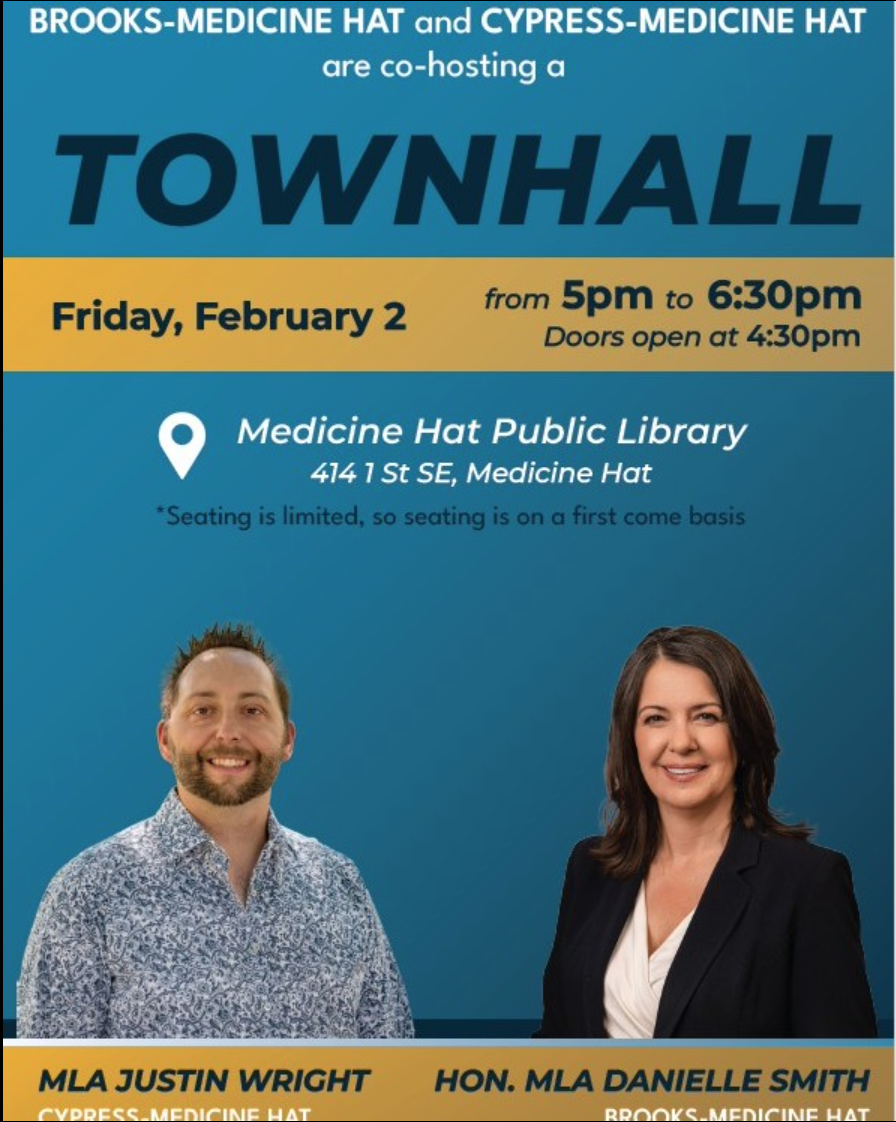 UCP Town Hall - Justin Wright, Danielle Smith — Medicine Hat OWL