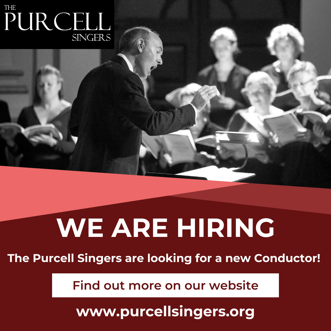 The Purcell Singers are hiring — The Purcell Singers