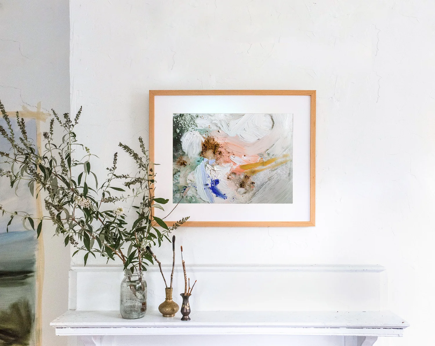 "Francis Ginger Blossom" A Paint Palette Print — Emily Jeffords Studio