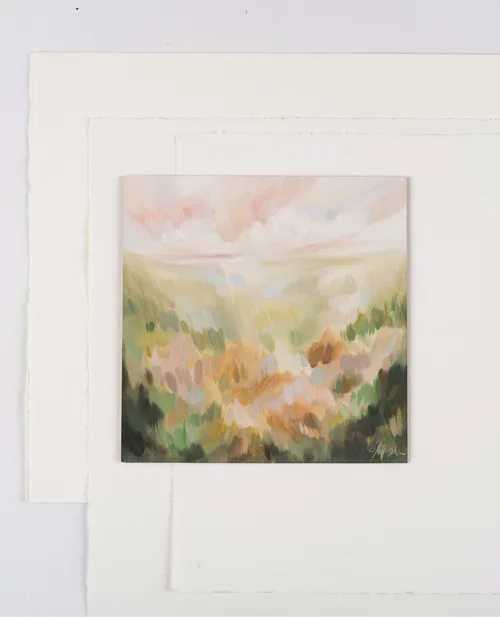 "Lace Bloom Afternoon No. 1" A Square Canvas Print — Emily Jeffords Studio