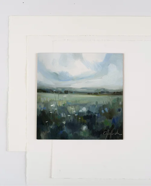 "Lace Bloom Afternoon No. 1" A Square Canvas Print — Emily Jeffords Studio