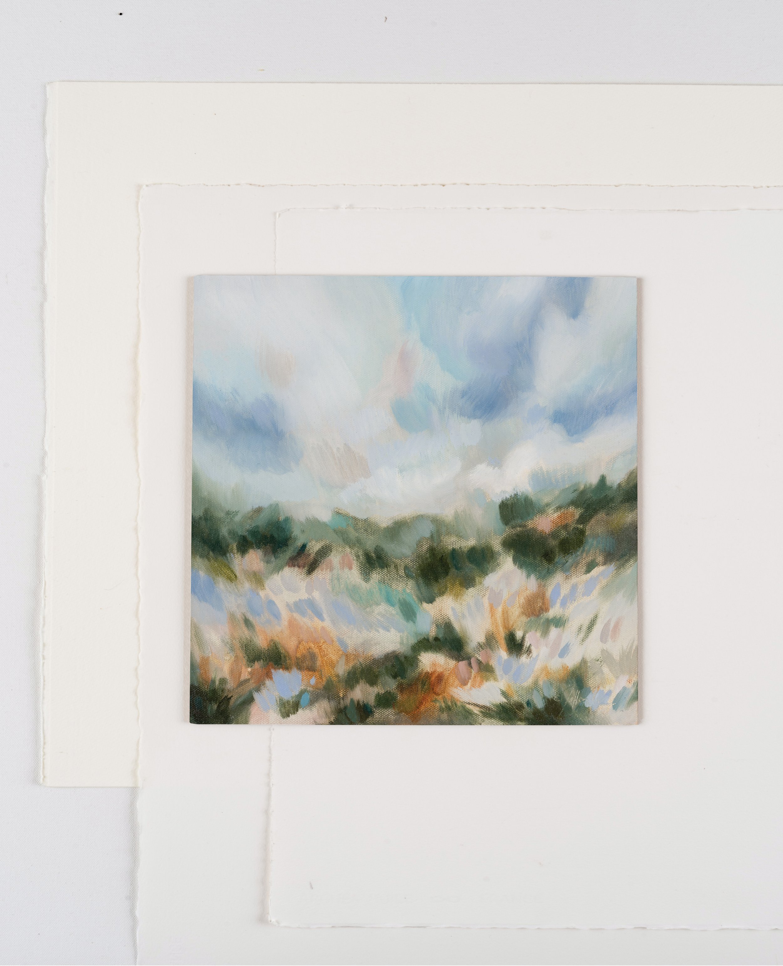 "A Tear Sewn With Gold" A Vertical Canvas Print — Emily Jeffords Studio